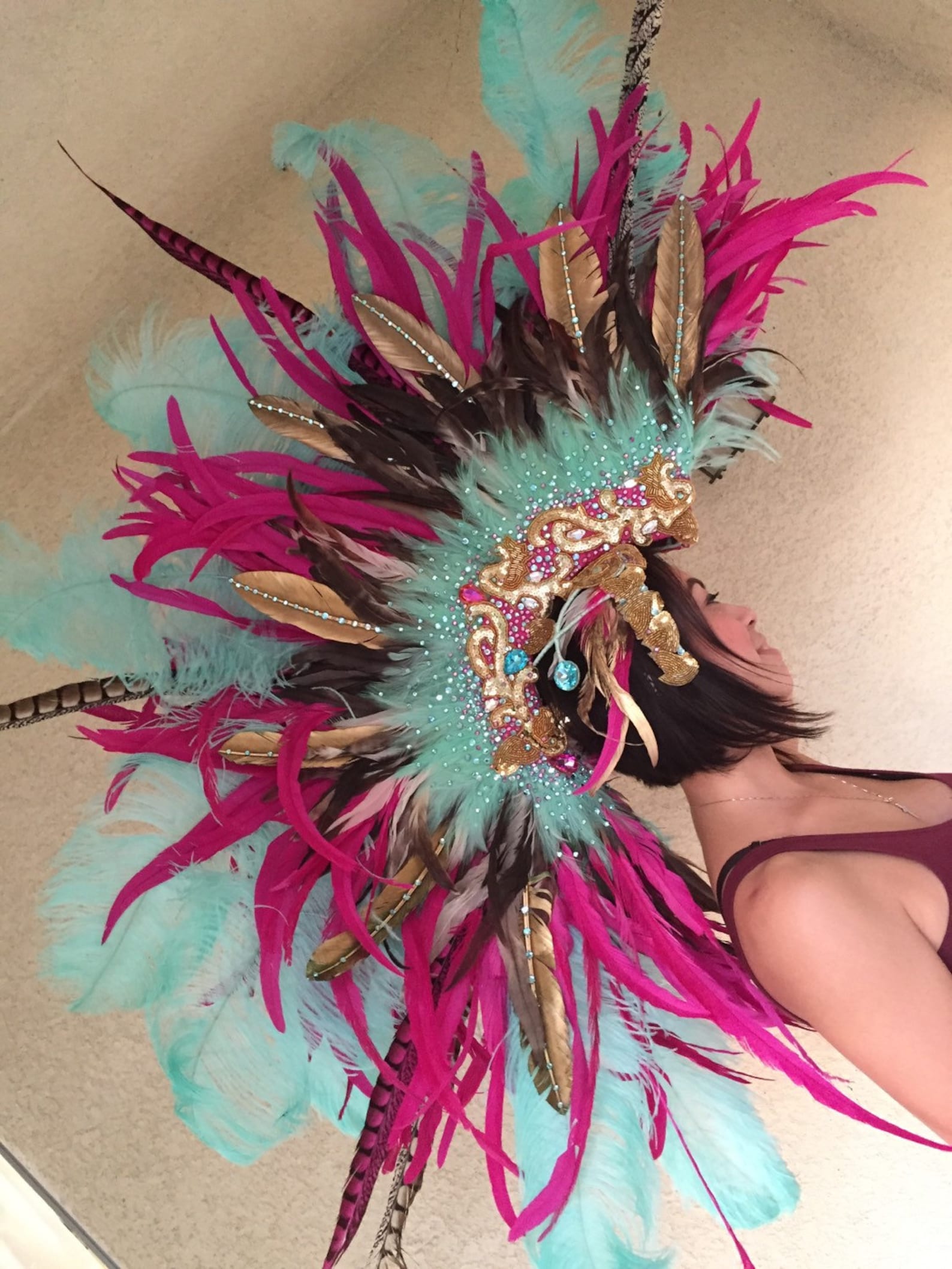 Samba Mohawk Headdress Wire Frame Design Custom Made - Etsy