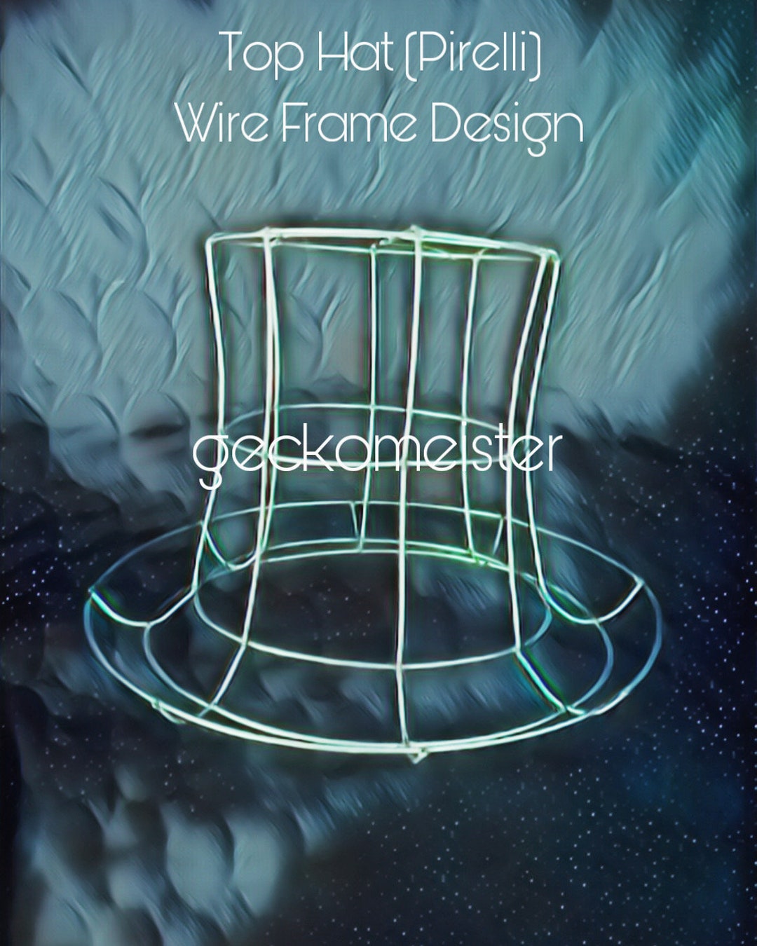 Custom Top Hat Wire Frame Design (with Head Circumference Variations ...
