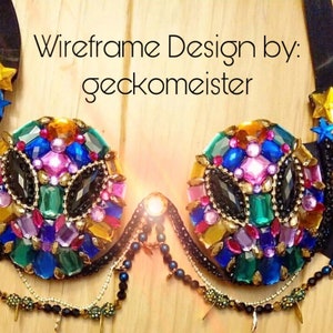 Alien Head Custom Bra Wire Frame Design Custom Made - Etsy