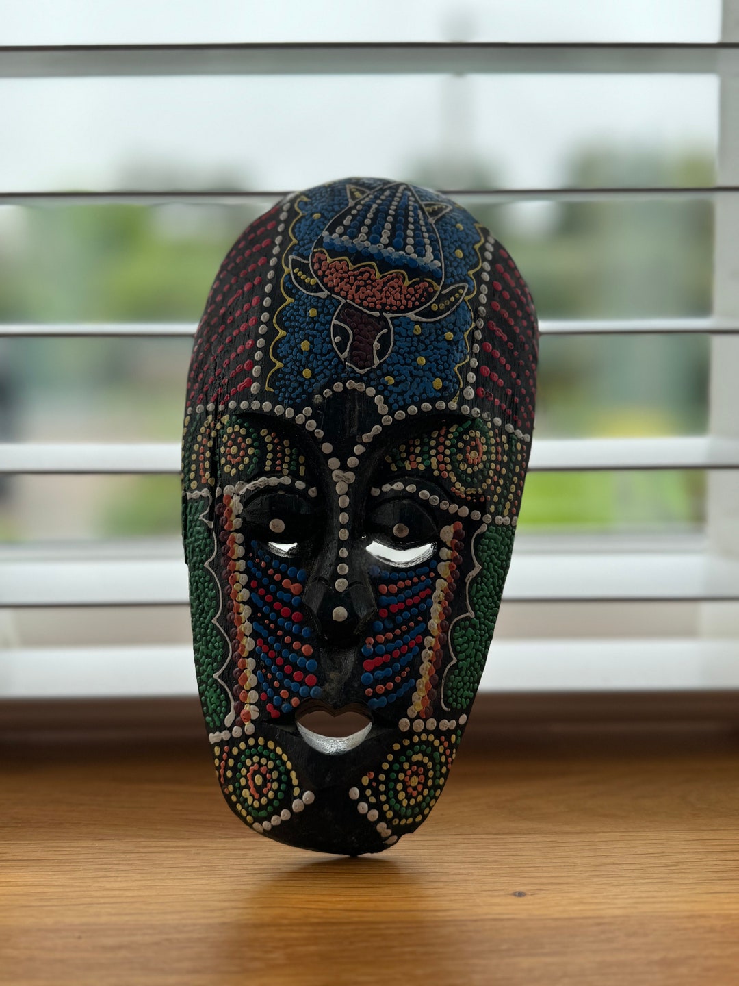 Nubian, Wooden Mask, Nubian Mask, Wooden Wall Hanging, Authentic Wall ...