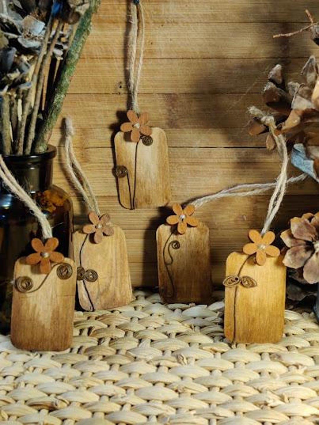 One of a Kind Original Wood Gift Tags Label Wedding Holidays Farmhouse ...