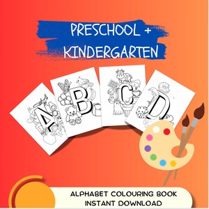 26 Printable Alphabet Coloring Pages Worksheets for Kids: Preschool ...