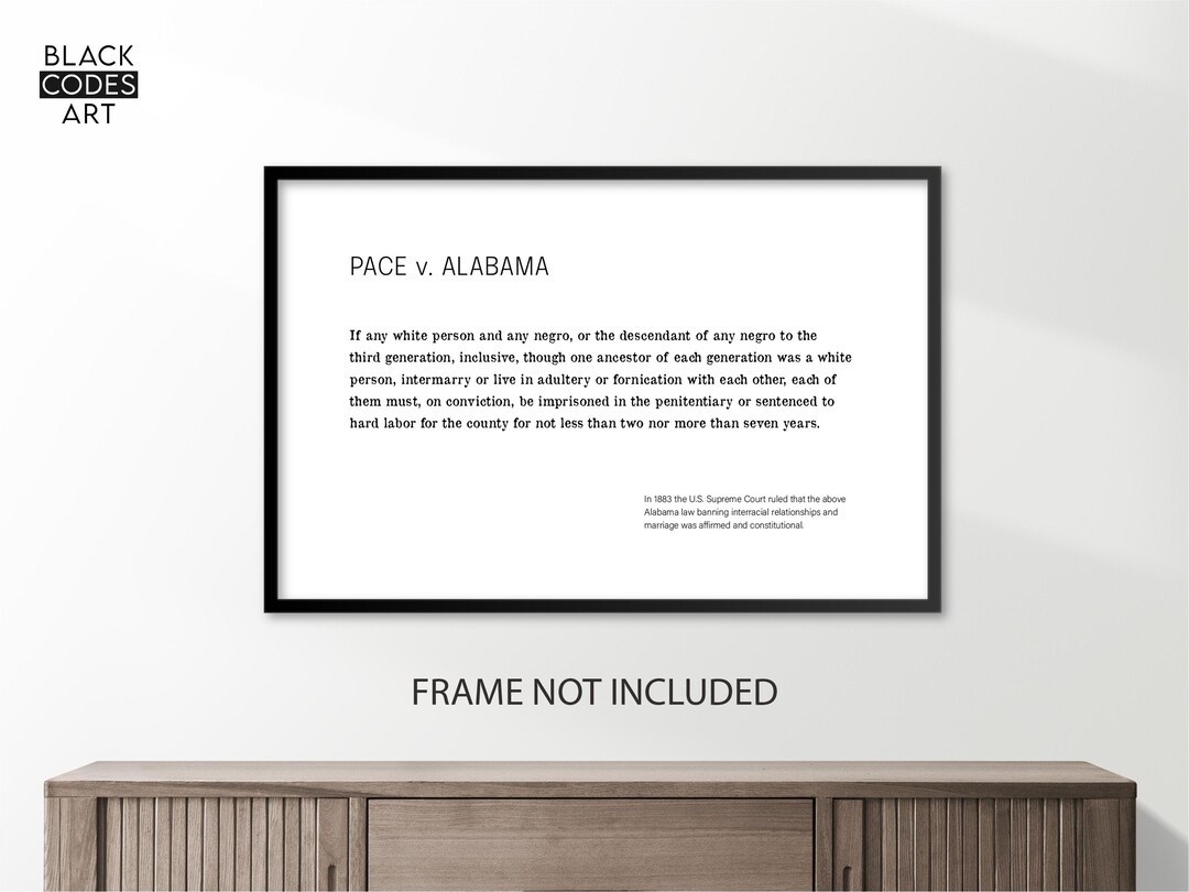 Pace V Alabama, African American Art, Black Art, Civil Rights, Social ...