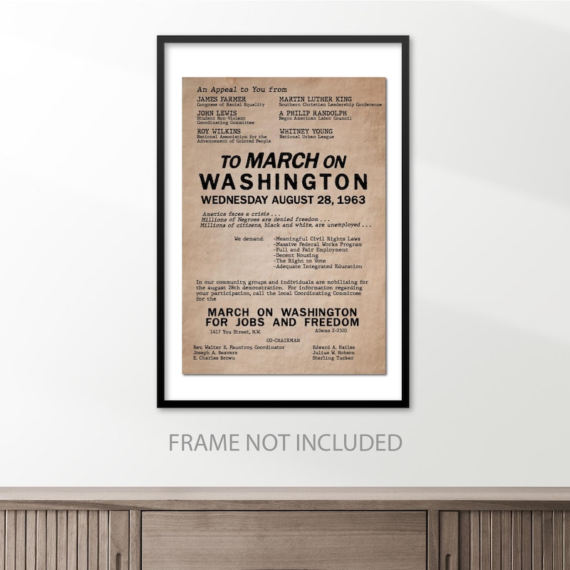 March on Washington - Etsy