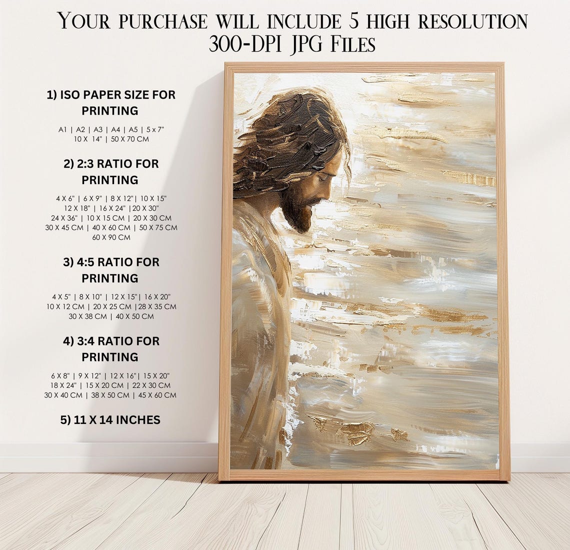 Jesus Christ Near Water, Christian Art, Digital Jesus Portrait, I Will ...