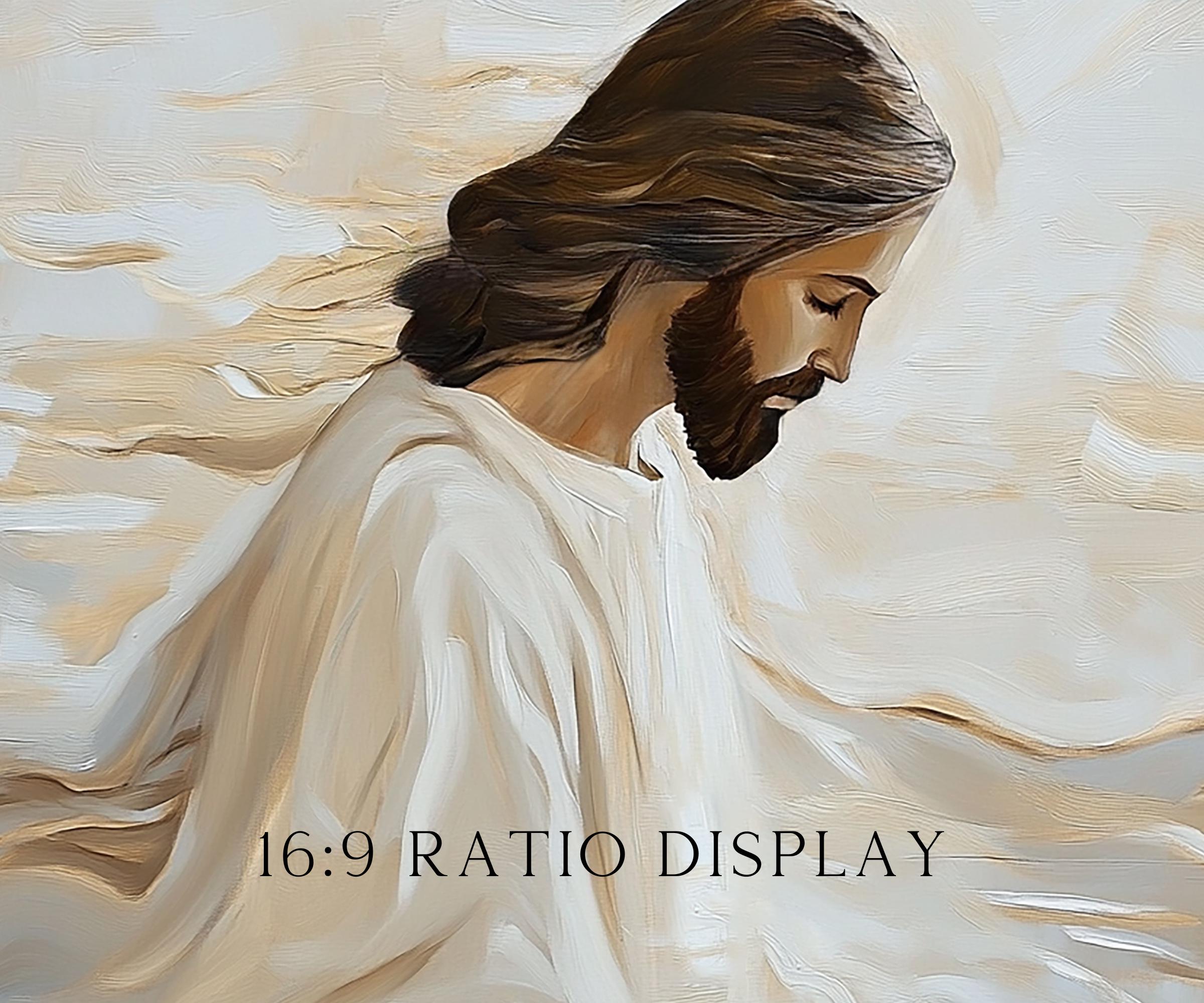 Jesus on Water Samsung Frame TV Art | Faith Based Television Art ...
