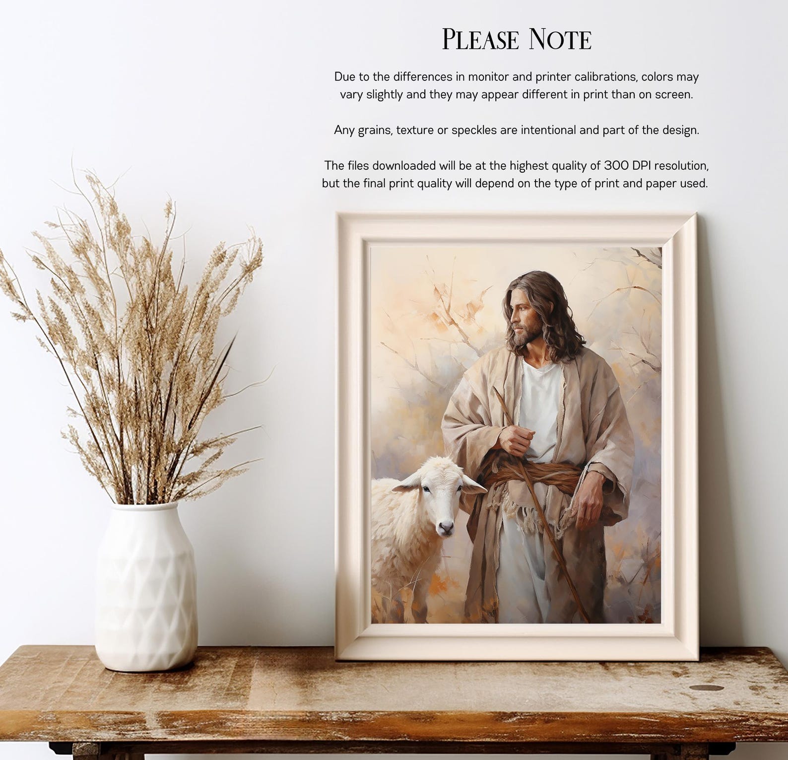 Jesus Finding the Lost Lamb, Lamb of God Scripture Art, LDS Printable ...