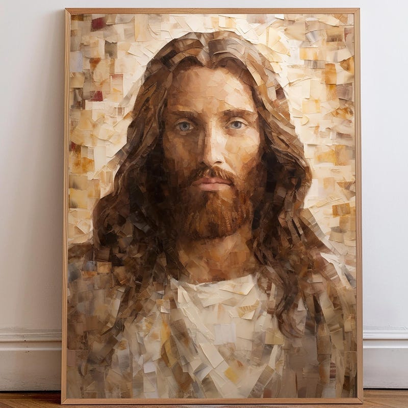 Christian Mosaic Picture - Etsy UK