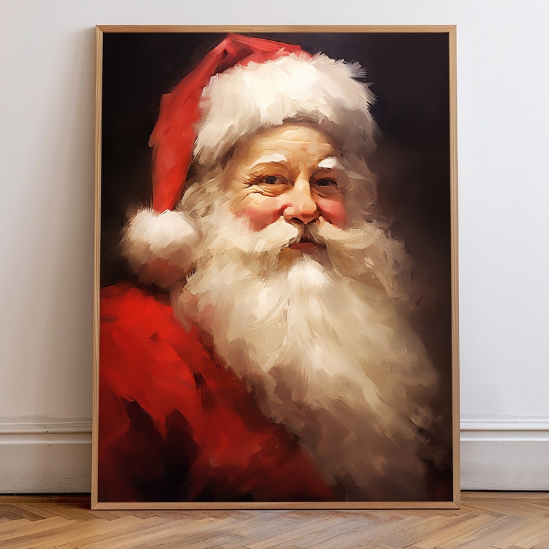 Santa Claus Print - Etsy