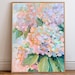 Hydrangea Wall Art - Instant Download Digital Print | Modern Floral Oil ...