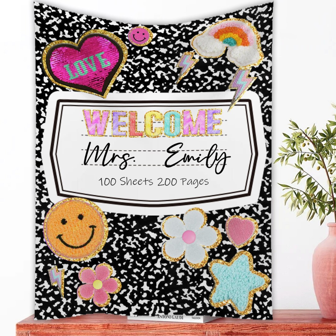 Back to School,welcome to Mrs Class Tapestry,teachers' Day Gift,custom ...