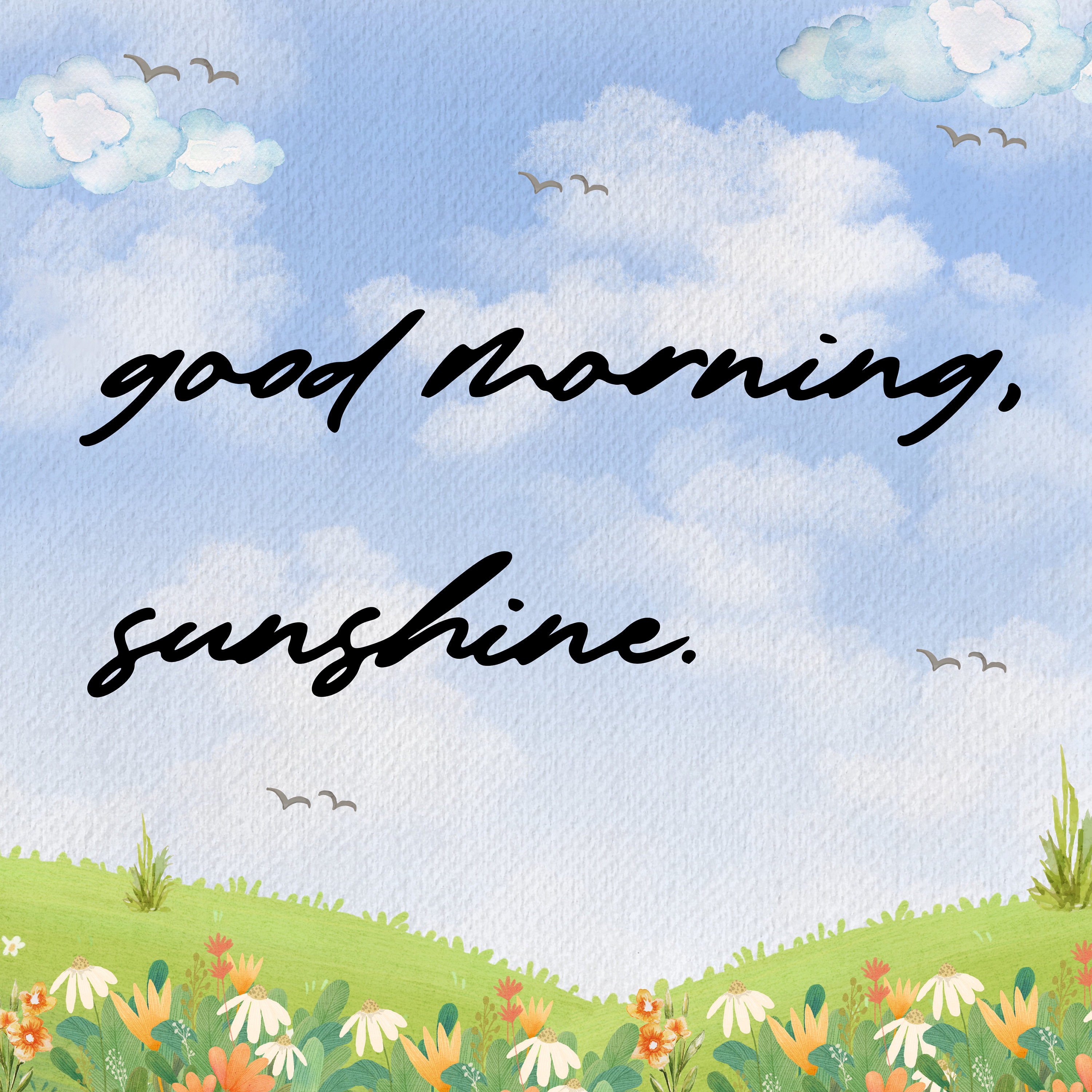 Good Morning Sunshine, Rubber Stamp: Inspirational Scrapbooking, Card ...