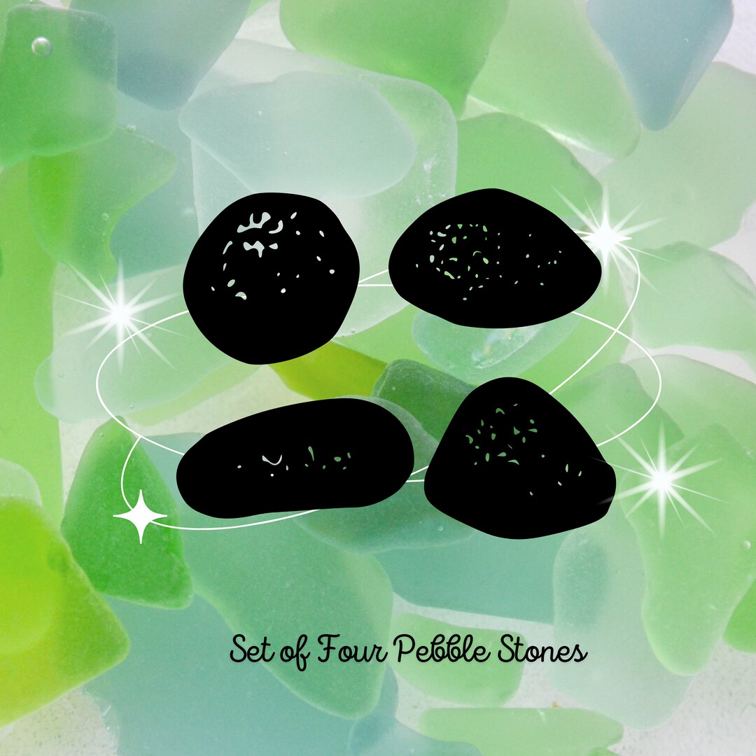 Zen Garden River Pebble Stone Rubber Stamp, Nature Inspired Stamp, Zen ...