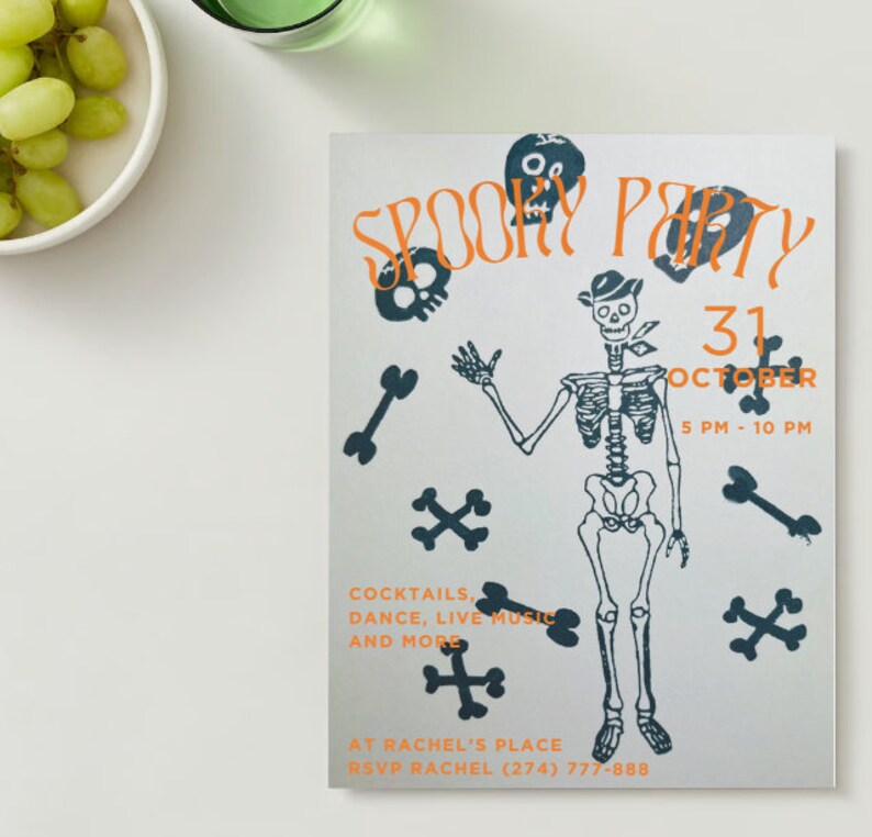Set Haunted Candelabra Rubber Stamp: Spooky Halloween Craft Supply - Etsy