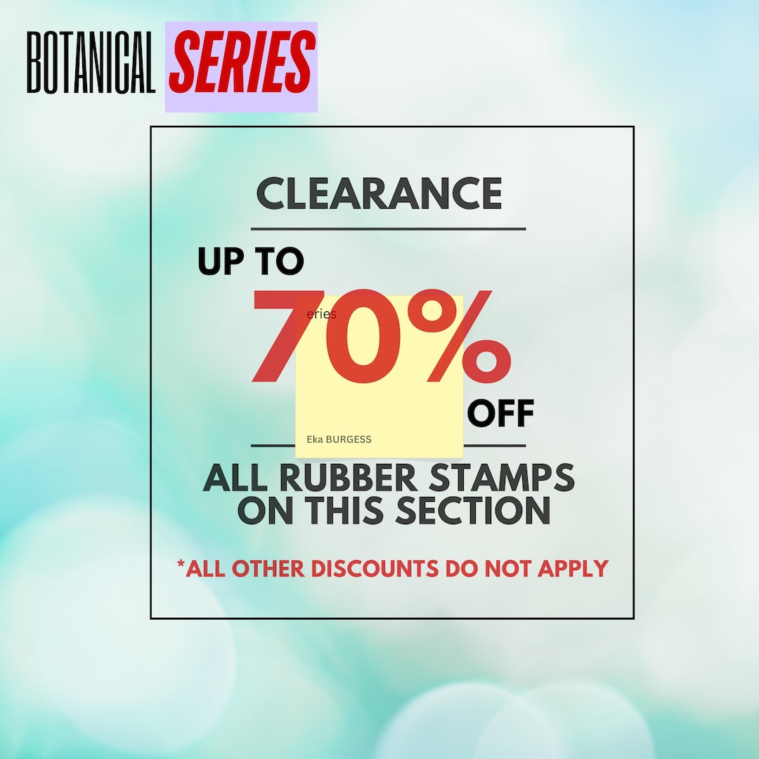Rubber Stamps Clearance Sale | Craft Stamp Overstock & Seconds | up to ...
