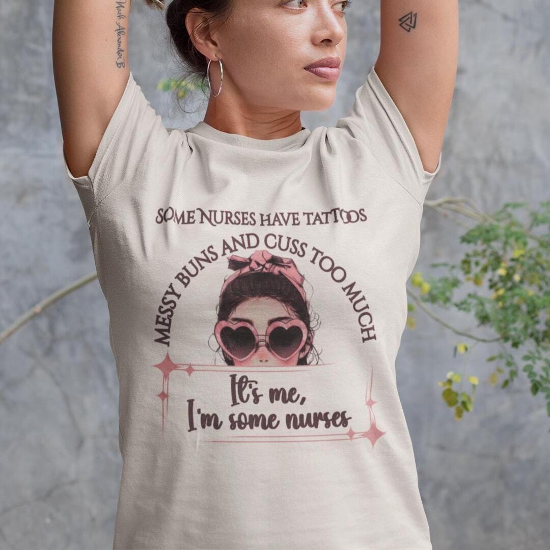 Jail Nurse Shirt Messy Bun Nurse Detention Tee Medical Group Gift ...