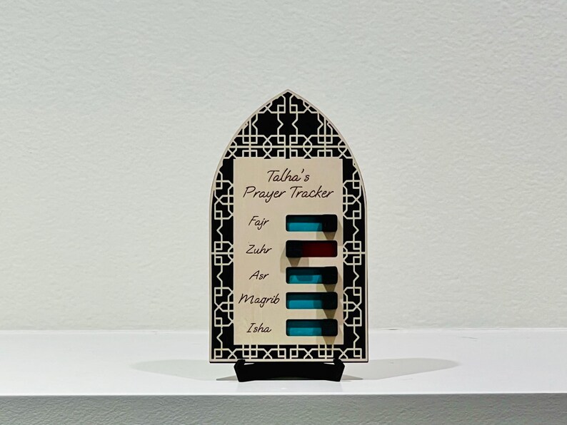 Kids Prayer Tracker | Islamic Prayer Chart With Custom Name | 5 Daily ...