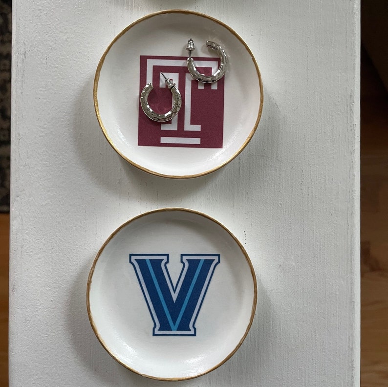 University Custom Jewelry and Trinket Dish, Custom Graduation Gift ...