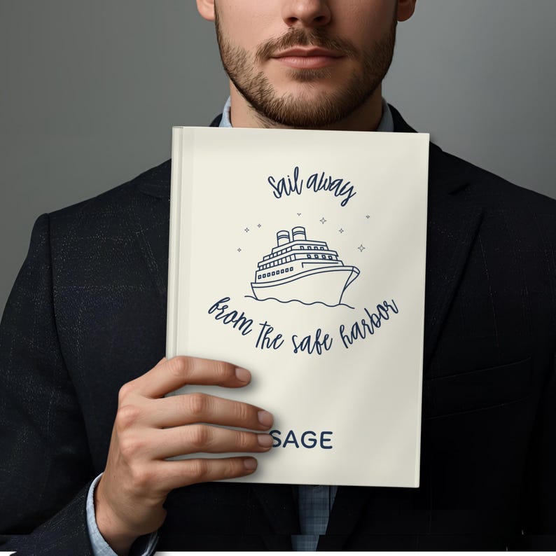Personalized Cruise Ship Journal Sail Away Travel Diary Hardcover ...