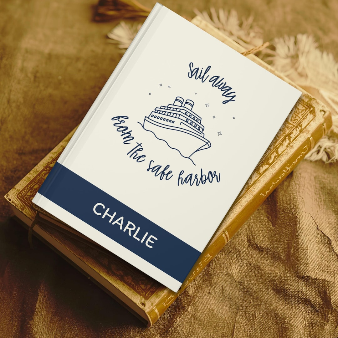 Personalized Cruise Ship Journal Sail Away Travel Diary Hardcover ...