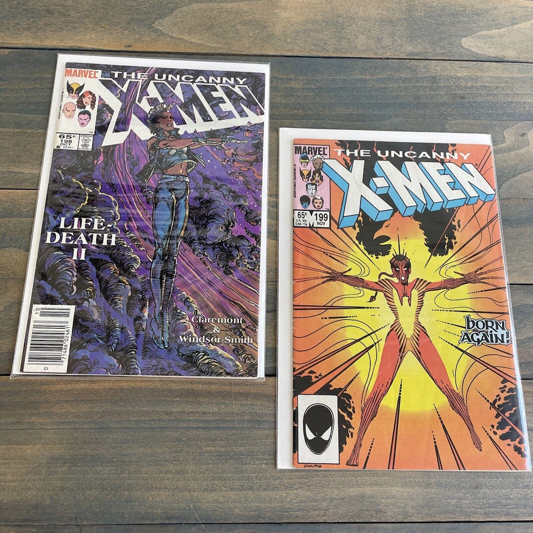 The Uncanny X-men 198 & 199 First Appearance of Rachel Summers Phoenix 1985 - Etsy