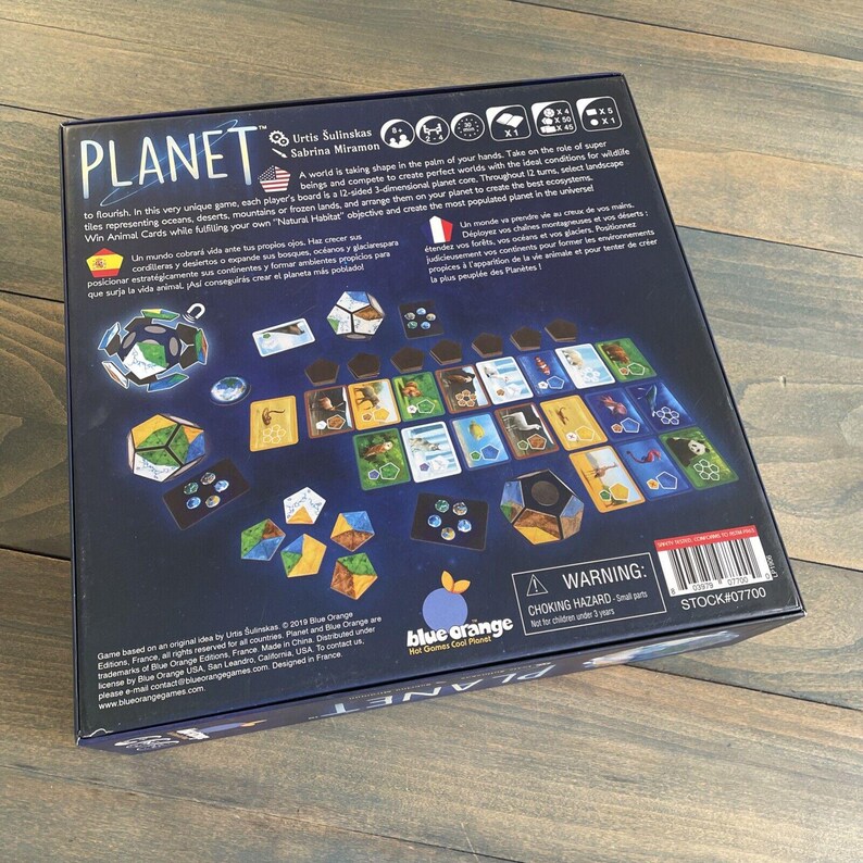 Blue Orange Games Planet Board Game Award Winning 3D Board Game Z7 - Etsy