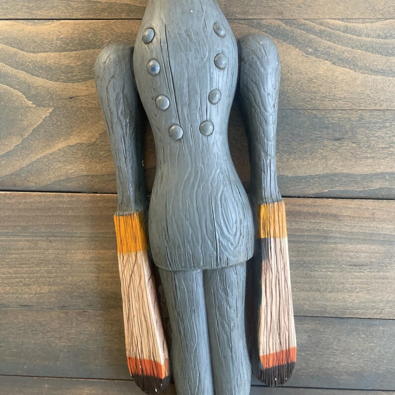 Vintage 1964 Richter Folkart Civil War Solider Wind Arm Chalkware Wall ...