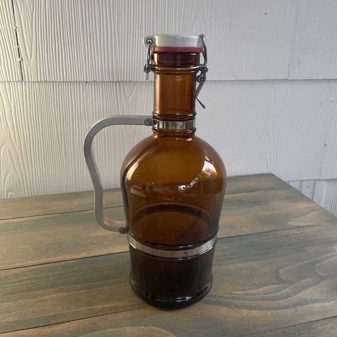 Vintage Muster Geschutz German 2L Glass Beer Growler Bottle Jug W ...