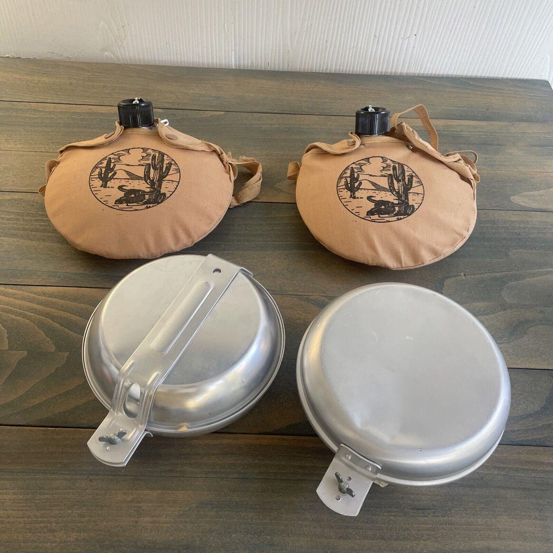 Vintage Lot of Eagle Boy Scouts Camping Mess Kits Cooking Sets ...