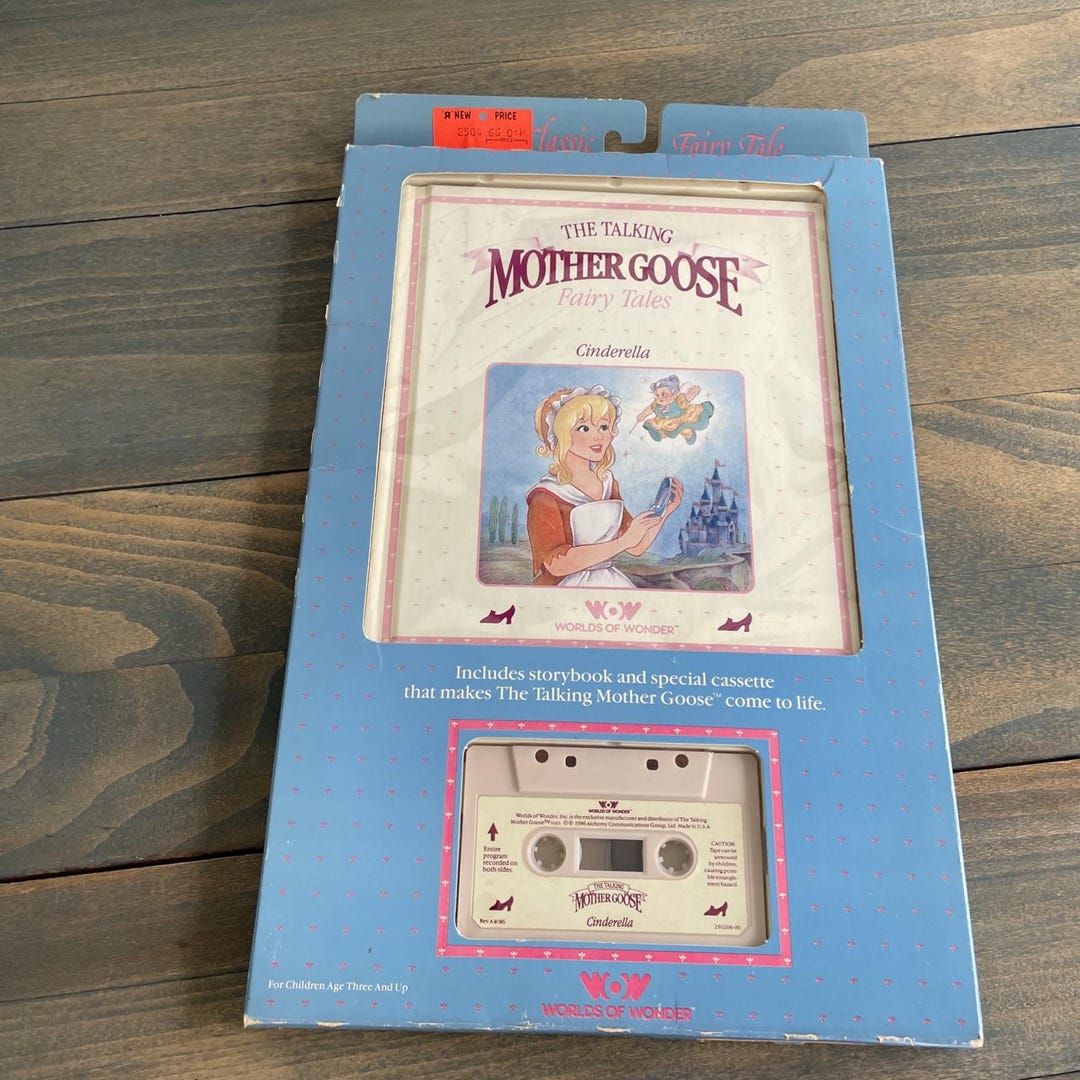 1986 Worlds of Wonder Talking Mother Goose Tales Fairy Tales ...