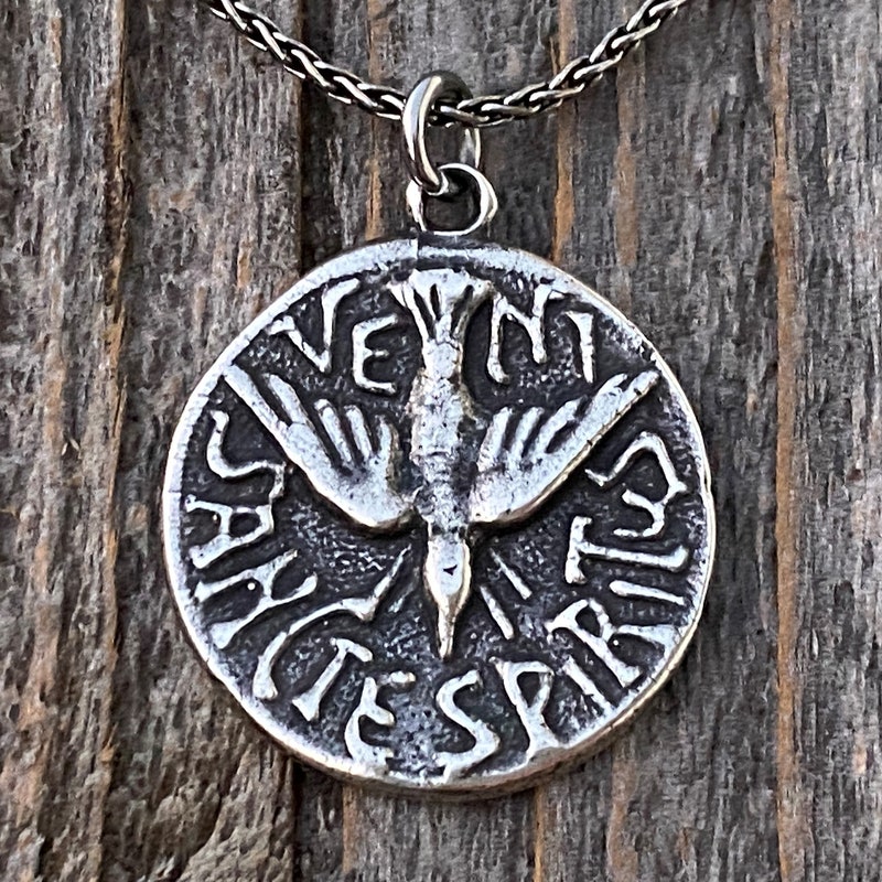 Holy Spirit Man Necklace - Etsy