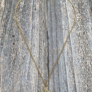 Antiqued Gold Holy Spirit Cross Pendant, Antique Reproduction, Chain ...