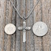 Sterling Silver Cross Pendant & Necklace, Antique Replica of Rare ...