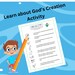 Noah's Ark Kids Bible Story Printable - Sunday School - Homeschool, Fun ...