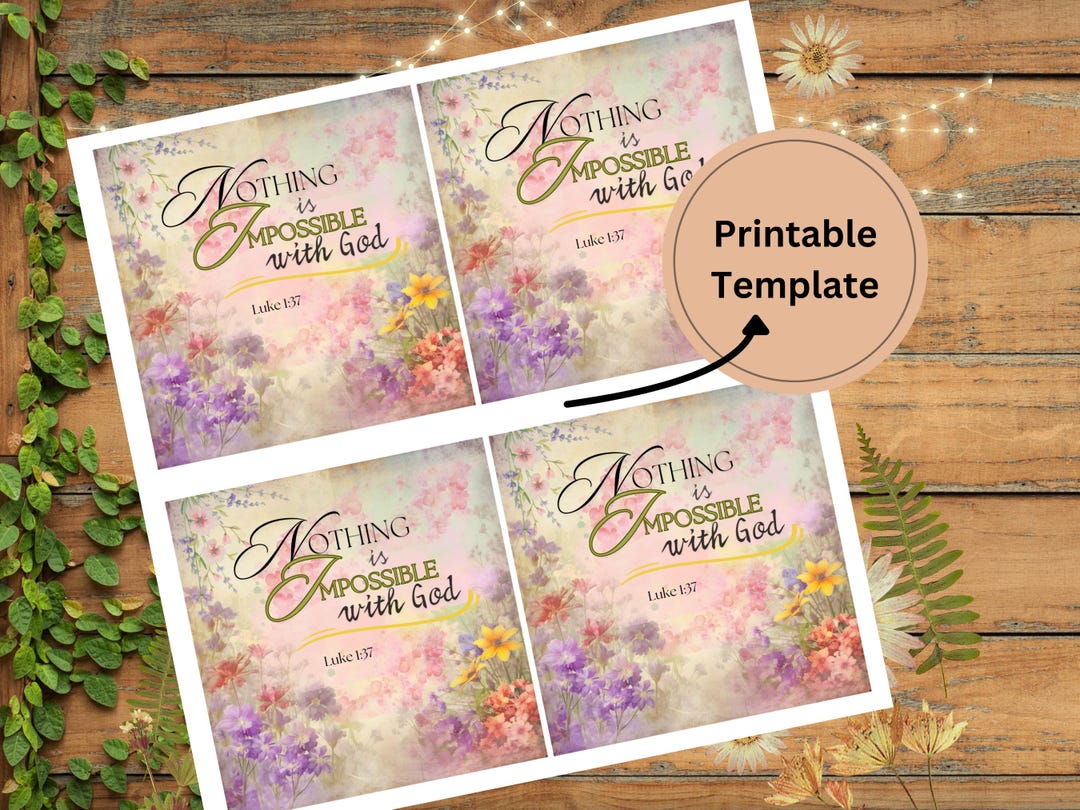 DIY Decoupage Coaster Template - Design for Crafting 4x4" Coasters ...