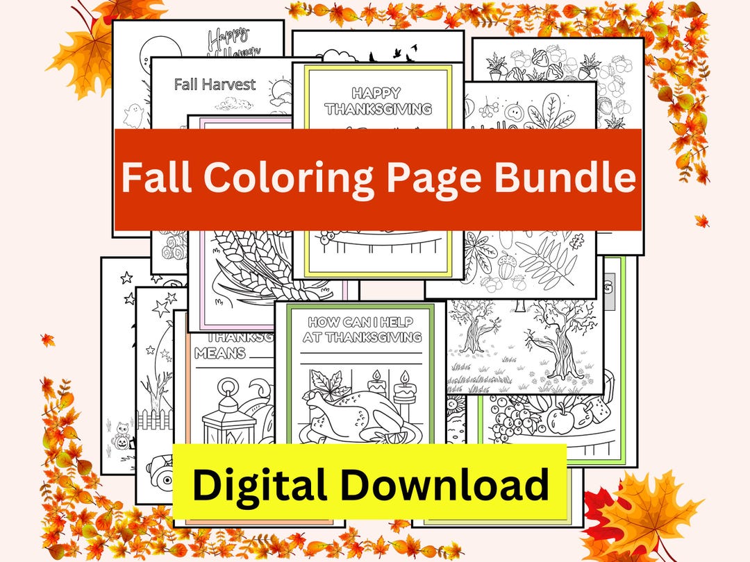 Fall Printable Coloring Pages for Kids - Kids Coloring Pages-halloween ...