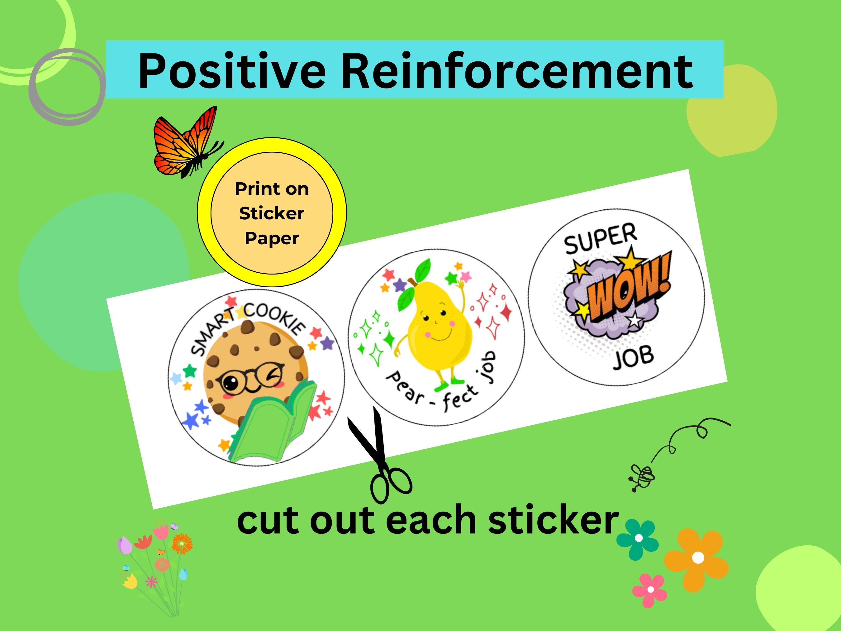Printable Student Reward Stickers-perfect for Teachers, Homeschool ...