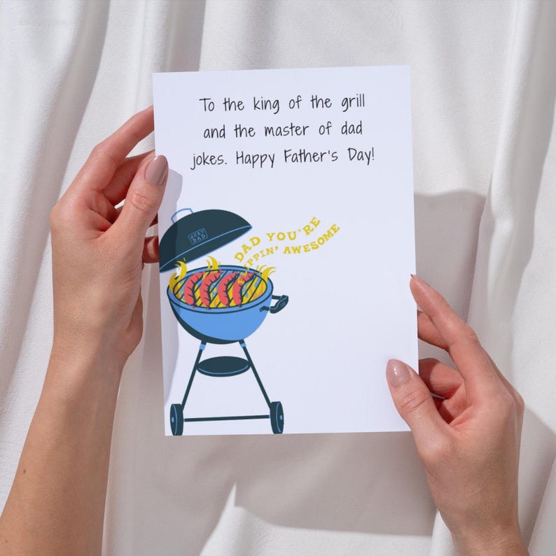 Funny Father's Day Gift! Card for Dad | Happy Father's Day Card ...