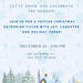 Christmas Invitation Card Snow Theme | Digital Download Printable - Etsy