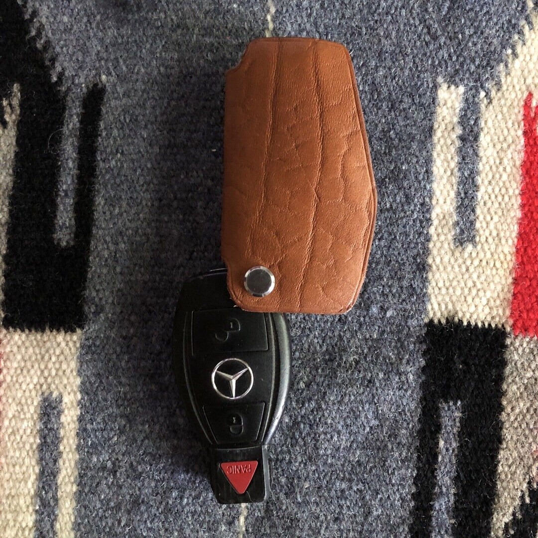 New Genuine Leather Key Cover for Mercedes-benz W211 E320 E500 Two ...
