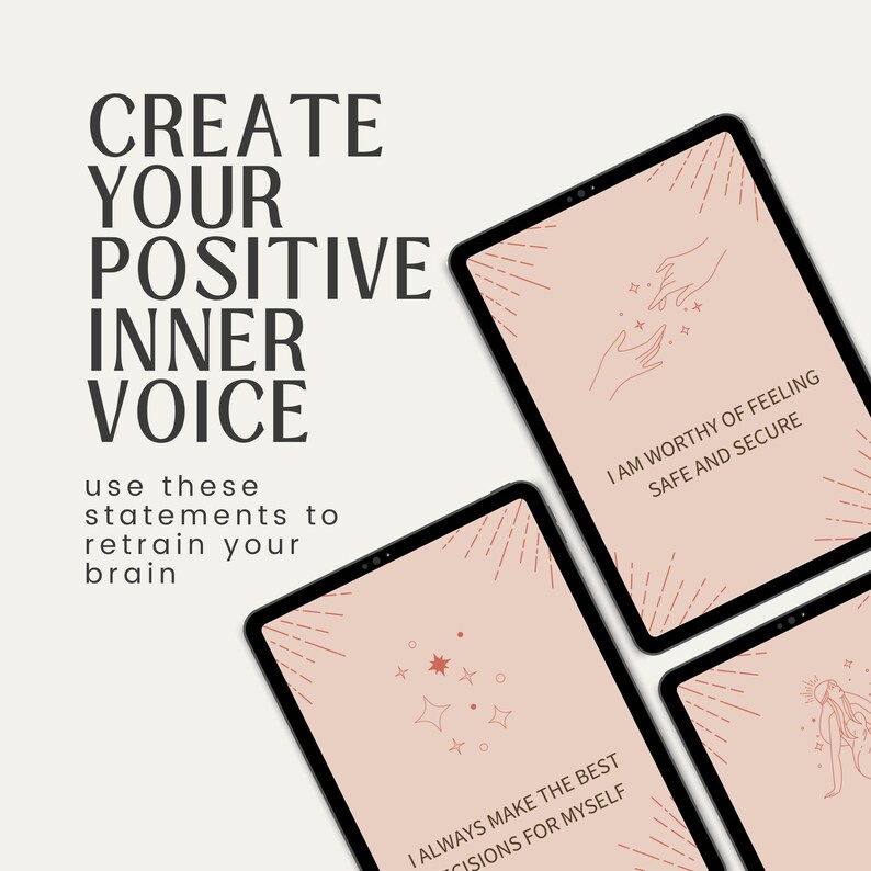 Strength & Grace Printable Affirmation Card Deck, Vision Board ...