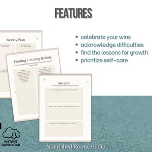 Weekly Growth Mindset Worksheet for Reflection and Resilience ...