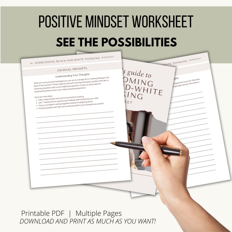 Overcoming All-or-nothing Thinking for Parents, Cognitive Distortion ...