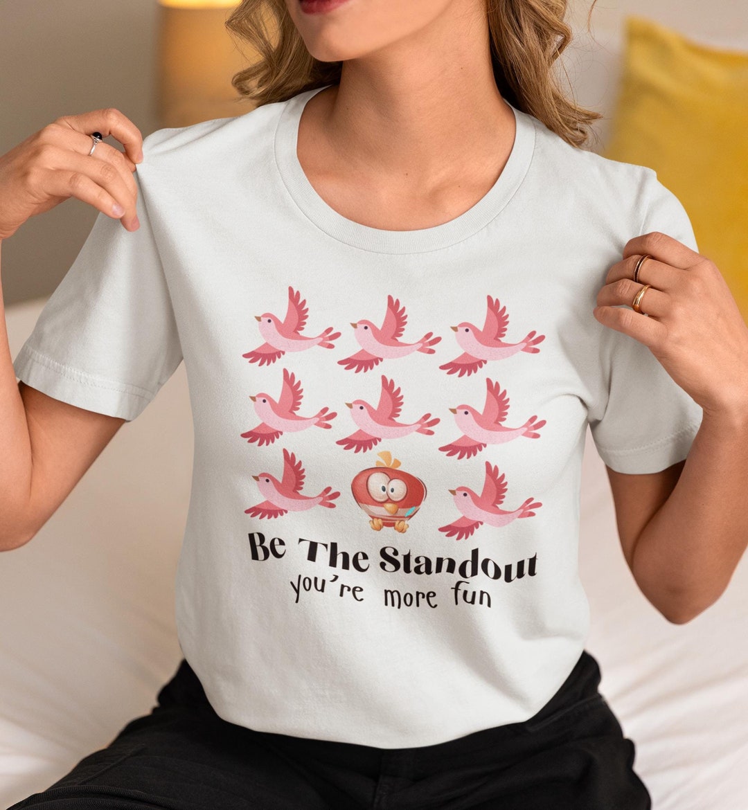 Motivational Quotes Shirt Bird Lover Gift Inspirational Quotes Positive ...