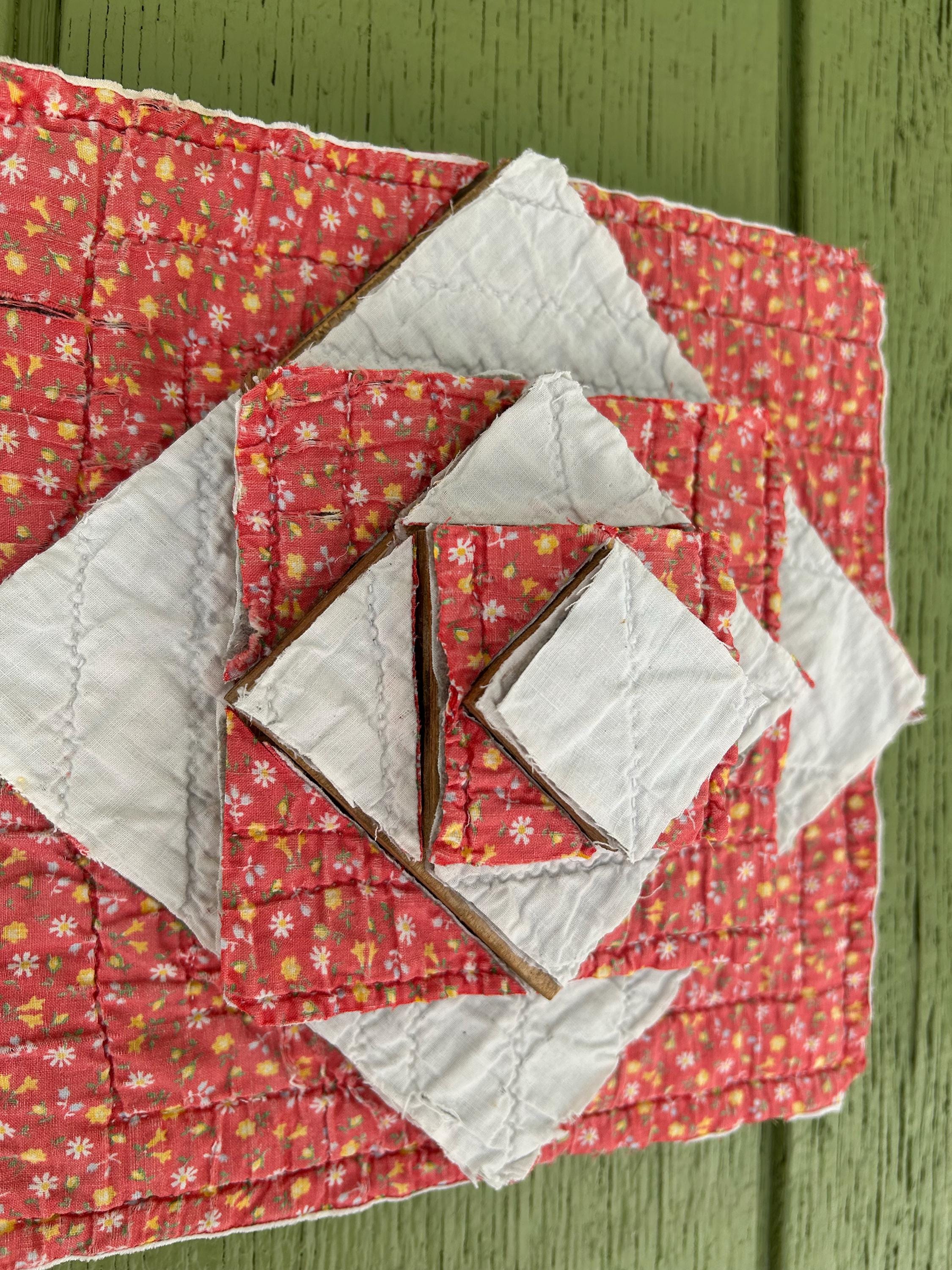 Pyramid of Vintage Quilt Block Art - Etsy