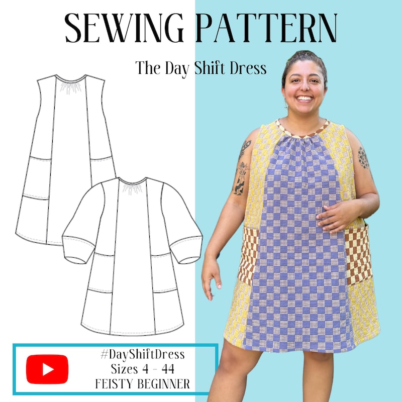 Shift Dress Pattern - Etsy