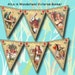 Alice in Wonderland Victorian Banner Pennants Flags- Instant Download ...