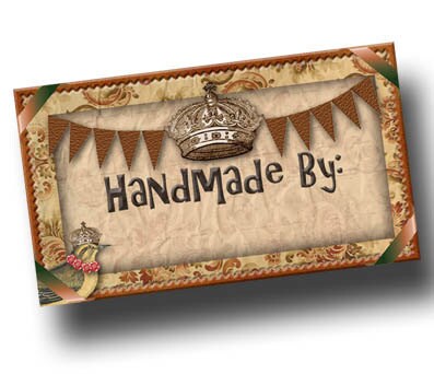 Handmade By:cards for Your Etsy Shop-sweet Bird With Crown - Etsy