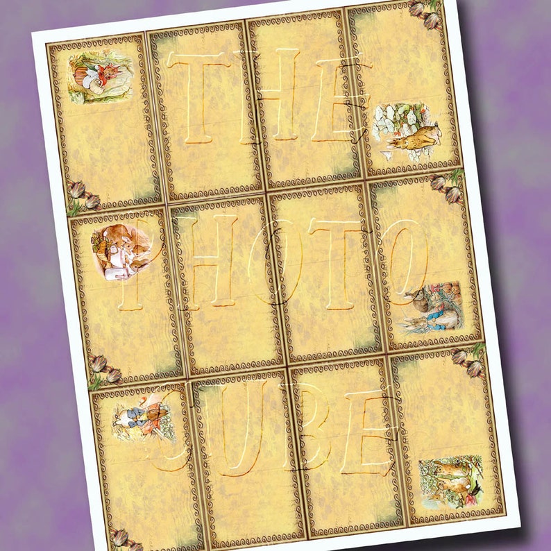 Peter Rabbit Tent Style Place/name Cardsbirthday/ Baby - Etsy