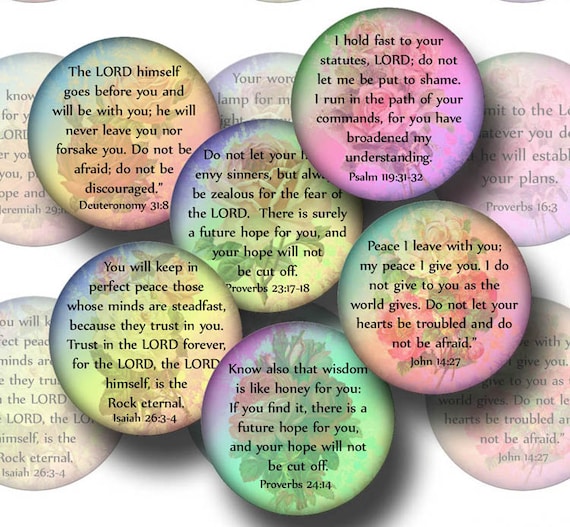 Bible Verses - Lovely pastel Circles - Hope, Inspiration, Encouragement ...